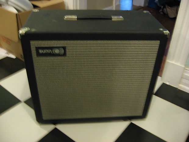 Sunn 112 Closed Back Speaker Cabinet Black Tolex | Reverb