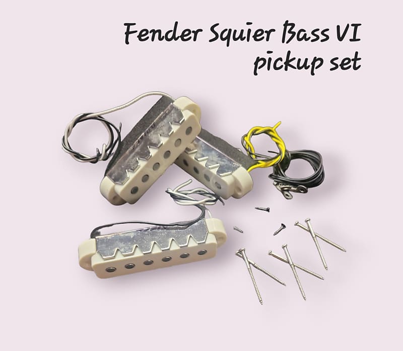 Replacement O/B Fender Squier Bass VI Pickup Set | Reverb
