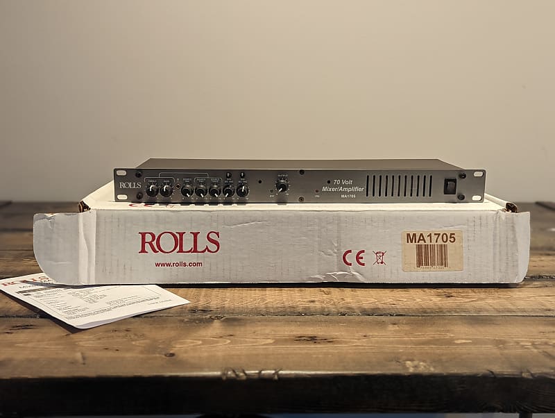 Rolls MA1705 70v Mixer Amplifier | Reverb