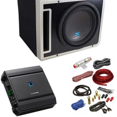 Alpine S-SB10V S-A60M KIT4S-SB10V 10" 600w S-W10D4 | Reverb