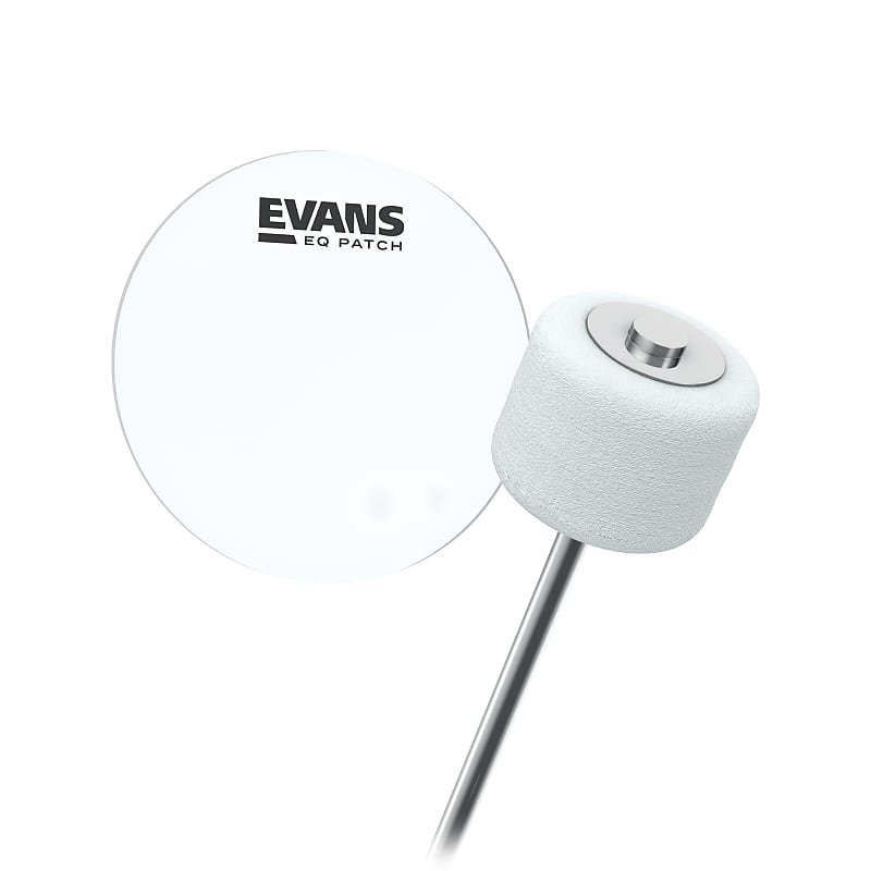 Evans EQ Single Pedal Patch, Clear Plastic | Reverb