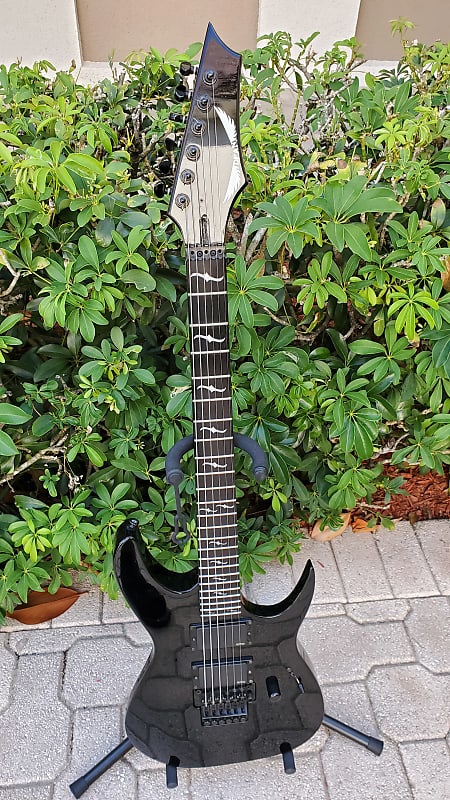 Dean DC6F Electric Guitar Black 2010 | Reverb