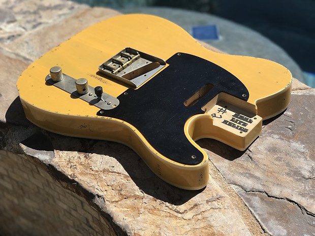 Real Life Relics Tele Telecaster Body Double Bound Aged | Reverb