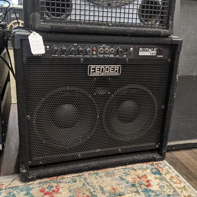 Fender Rumble Series 100/210 100 Watt 2x10" Bass Combo Amp | Reverb