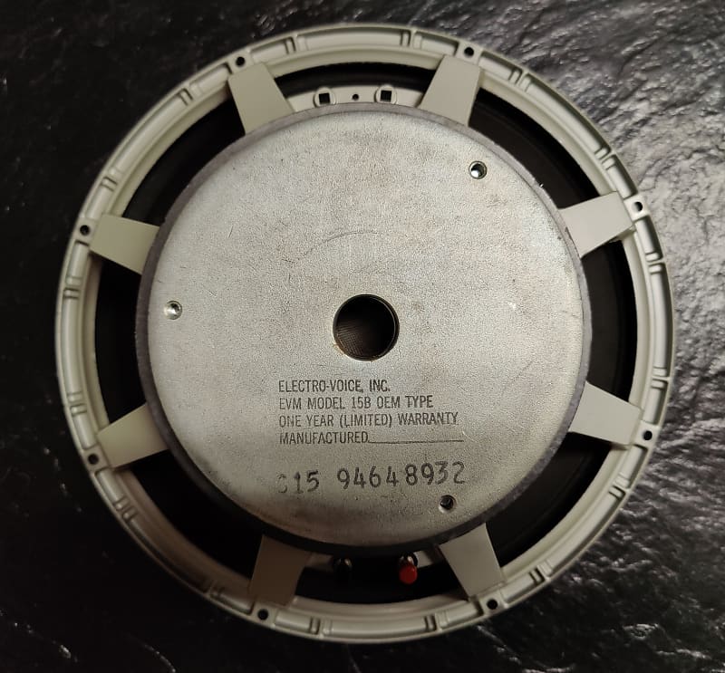 1989 Electro-Voice EV 15B OEM Type Speaker 15 Inch | Reverb