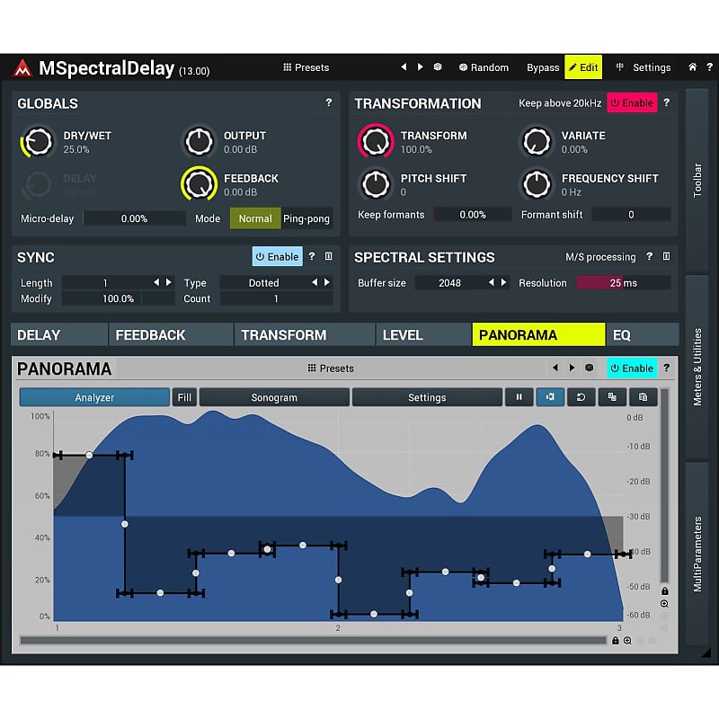 MeldaProduction MSpectralDelay | Reverb