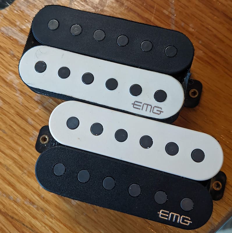 EMG Jim Root JR Daemonum Active Humbucker Set 2021 Zebra | Reverb