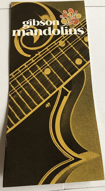 Gibson Mandolin catalog brochure 1970 | Reverb