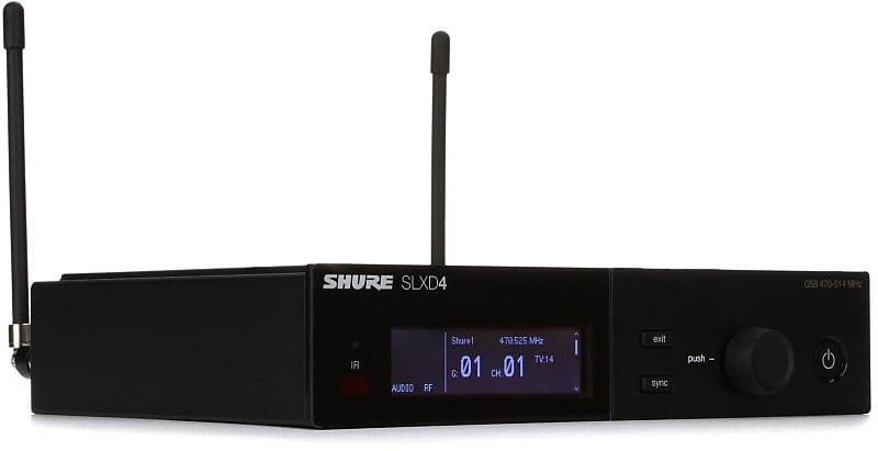 Shure SLXD4 Wireless Receiver (Transmitter Sold Separately) | Reverb