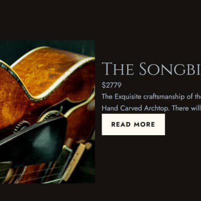 Craven Shari Ulrich Signature Raven Songbird archtop tenor | Reverb