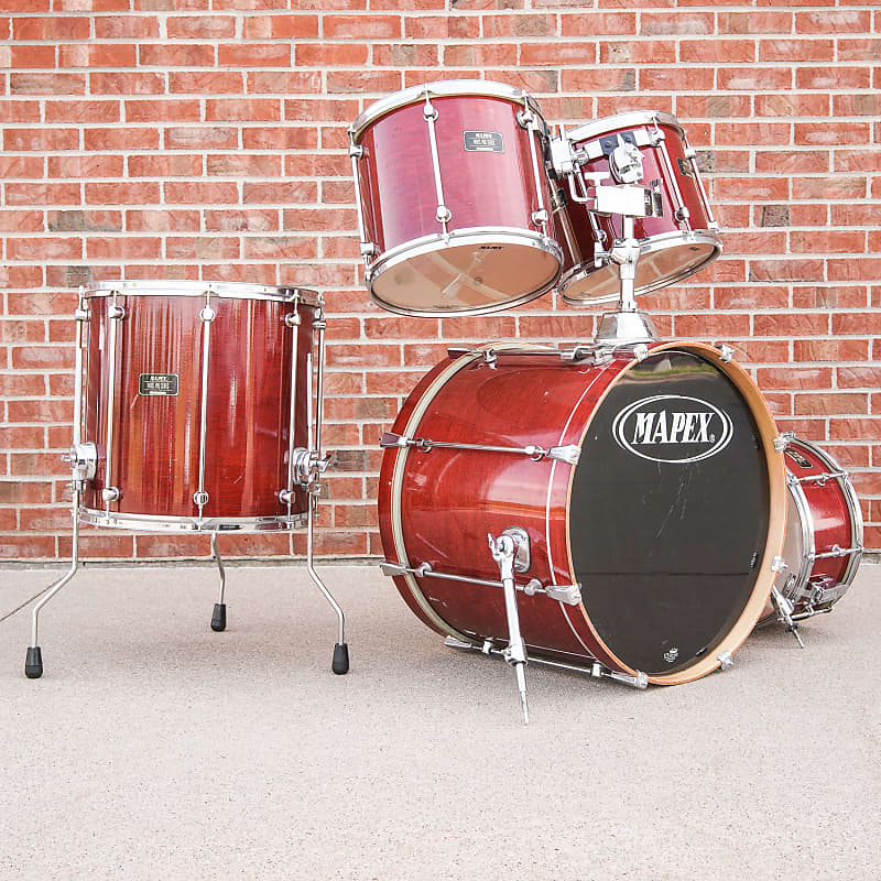 Mapex Mars Pro 5 Piece Drum Kit in Red Lacquer | Reverb