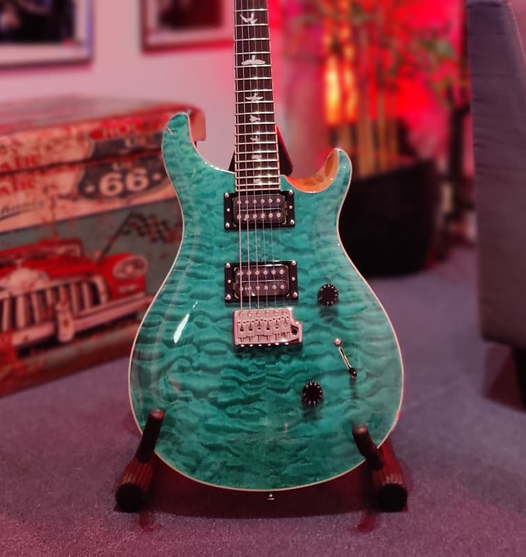 PRS SE Custom 24 - Turquoise | Reverb
