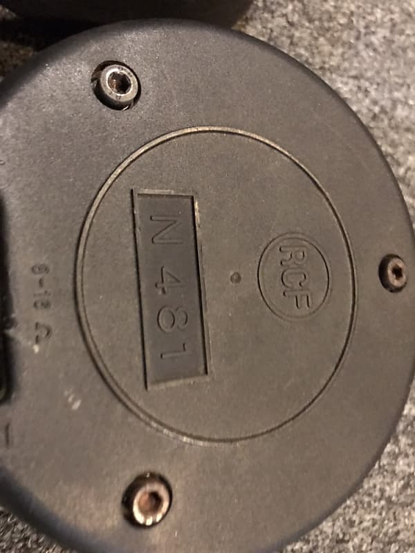 RCF N481 horn drivers Black | Reverb