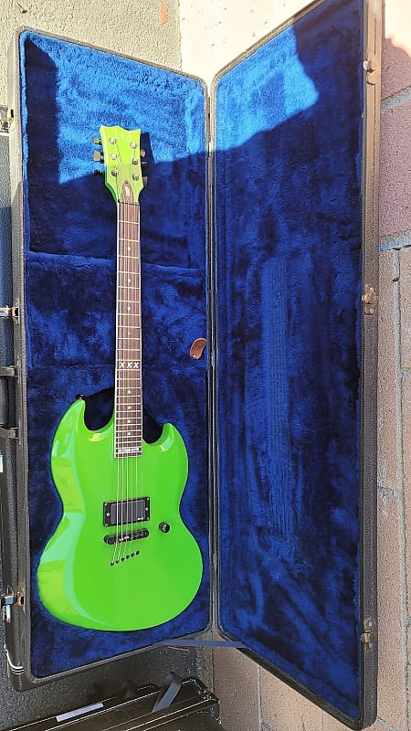 ESP LTD MC - 500 Viper Green Max CAVALERA RARE! With OHSC | Reverb