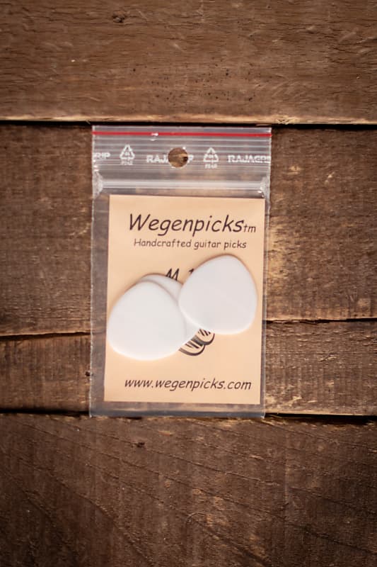 Wegen M100 1.0mm Mandolin Pick, 3pk White | Reverb