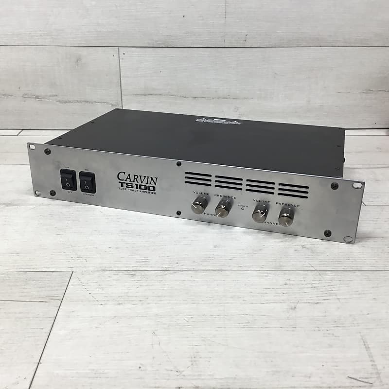 Carvin TS100 Tube Guitar Power Amplifier 100 Watt Rackmount | Reverb