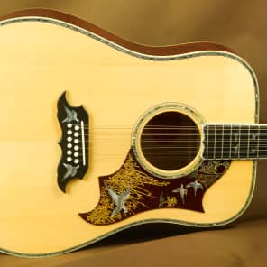 Gibson Doves in Flight 12 String Rare Custom Acoustic Guitar | Reverb