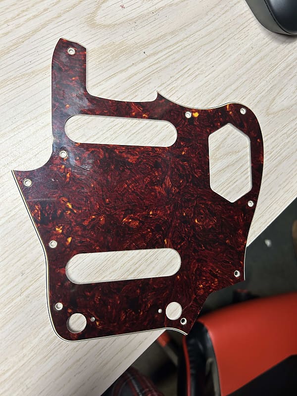 Fender Jaguar Pickguard - Red | Reverb