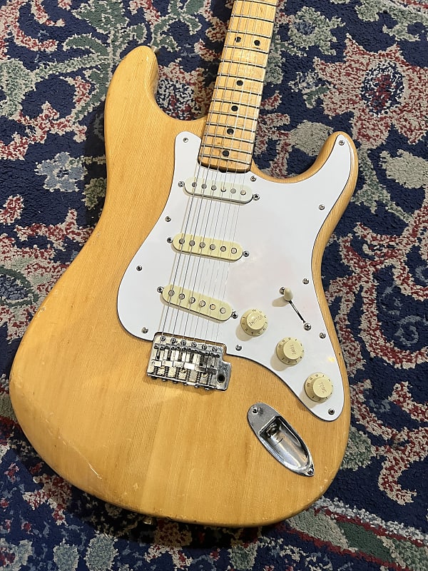 Unknown Stratocaster Clone mid-70's - Natural | Reverb