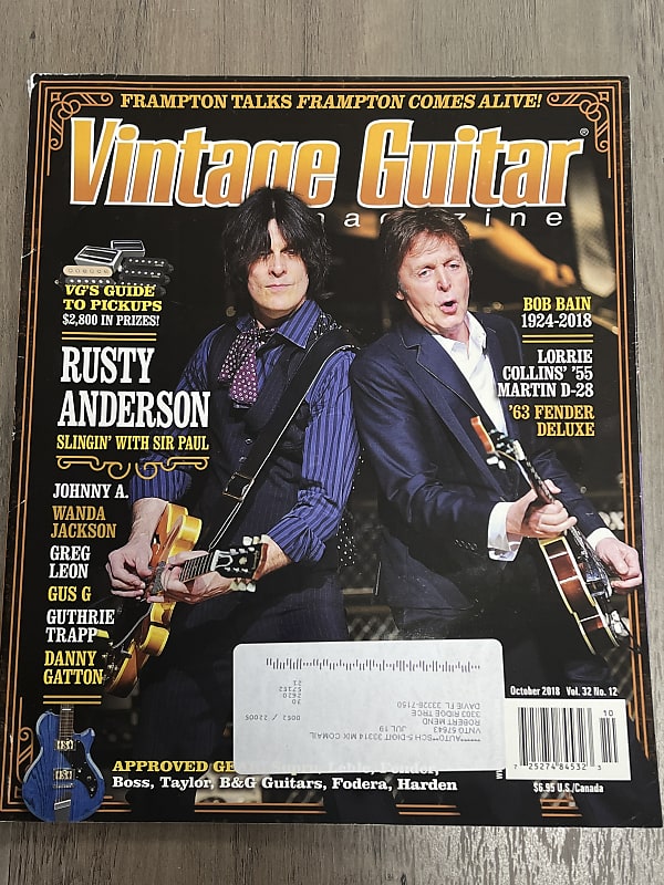 Vintage guitar magazine Rusty, Anderson, and Paul | Reverb Australia