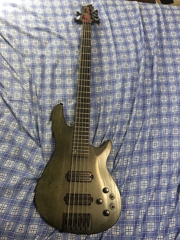 Schecter C-5 Apocalypse Bass Guitar Rusty Grey | Reverb