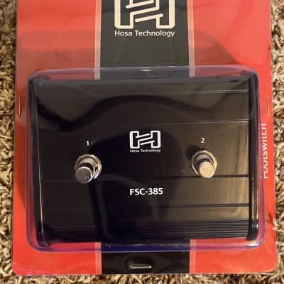 Hosa FSC-385 Guitar-Style Dual Latching Footswitch | Reverb