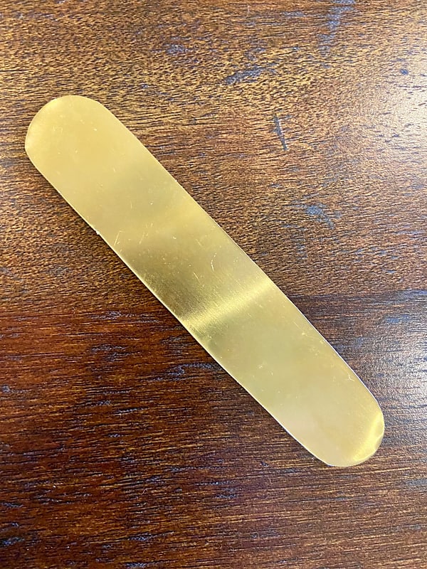 Control Cavity Grounding Shielding Brass Plate for Fender | Reverb