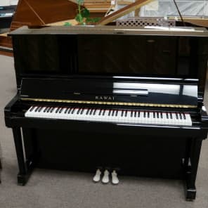 Kawai K60 Upright Piano Black Polish | Reverb