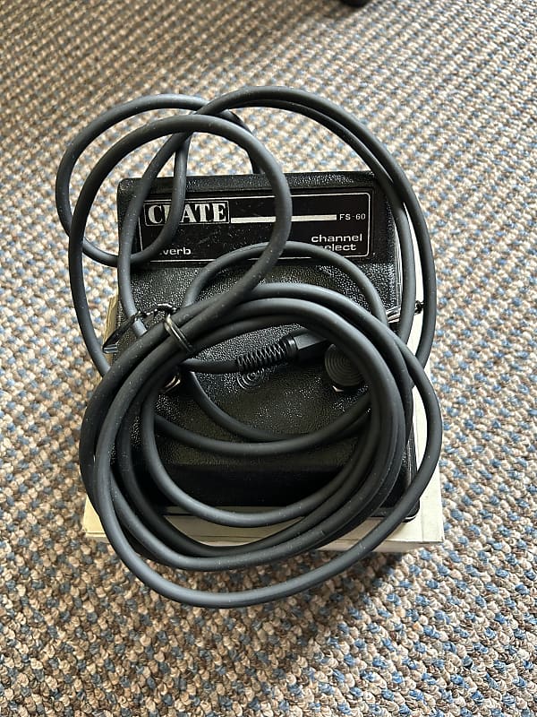 Rare Vintage Crate Footswitch FS-60 for Crate Combo Head Amps | Reverb