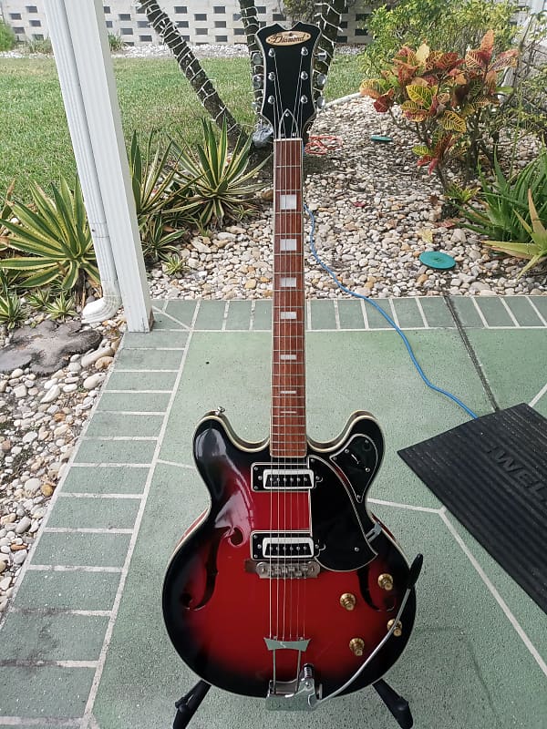60's Aria Diamond 1202T Cherry Sunburst Hollowbody Vintage | Reverb