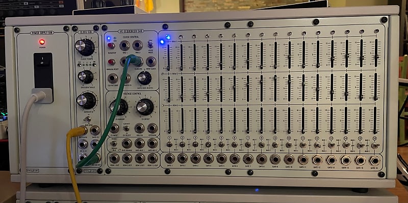 Modcan B series (Clock 53B, VC Sequencer 54B, PSU 50B, Single | Reverb