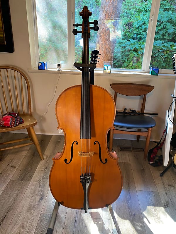 Gliga Handmade Romanian Cello-2008-(Full Size) W/Case 2 bows | Reverb