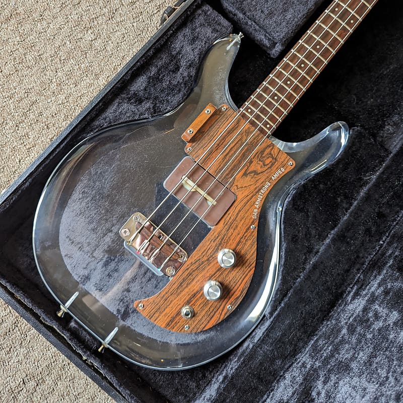 AMPEG-Dan Armstrong Bass 1970 - Clear Lucite | Reverb