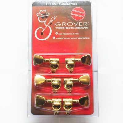Grover Gold Keystone Button Rotomatic Tuners For | Reverb