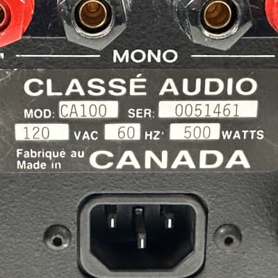 Classe CA-100 Stereo Amplifier | Reverb