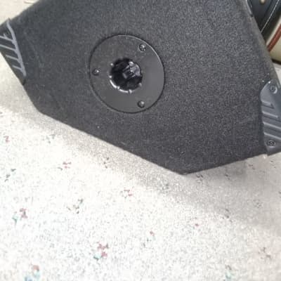 Pair - SoundTech Wedge Monitors, Speakers 10" 70W Ea. w/ Pole | Reverb