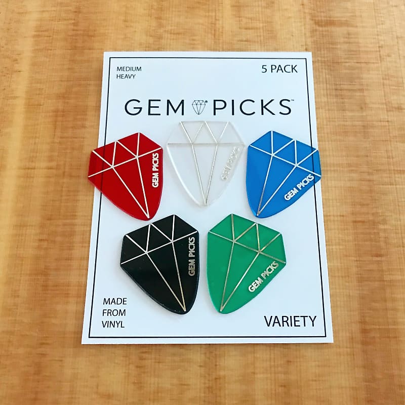 Gem Picks - Diamond Variety Pack - 5 Pack | Reverb
