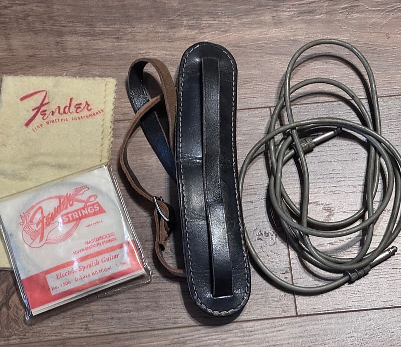1957-1963 ORIGINAL Fender Case Candy (Strap, Cloth, | Reverb Australia