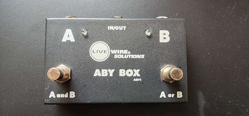 Live Wire Solutions ABY1 - ABY Signal Splitter/Combiner Pedal | Reverb