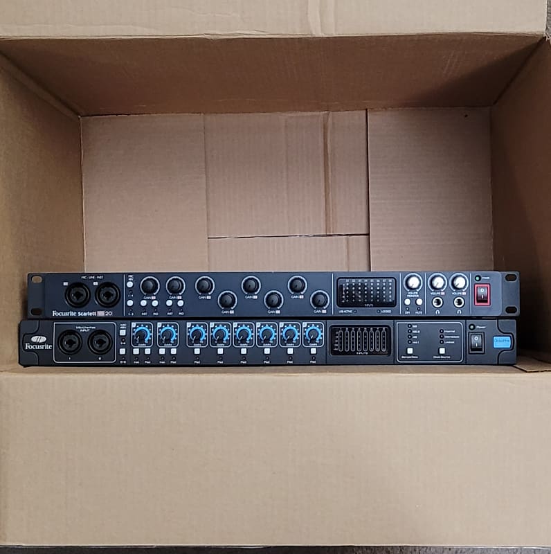 Focusrite Scarlett 18i20 2nd gen & Octopre MK II & cables | Reverb