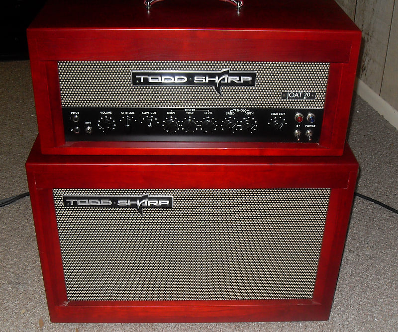 Todd Sharp JOAT 20 RT 2017 - Cherry Wood Matching 2/12 Cab | Reverb