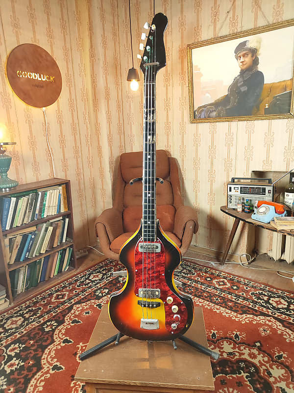 Orfeus Plovdiv Orpheus Rare Bass Guitar Soviet Ussr Vintage | Reverb