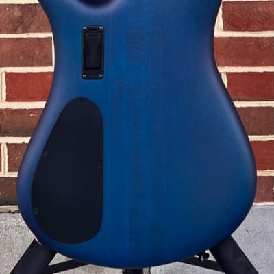 Spector Euro 5 LX, Black & Blue Matte, EMG Pickups, Spector | Reverb