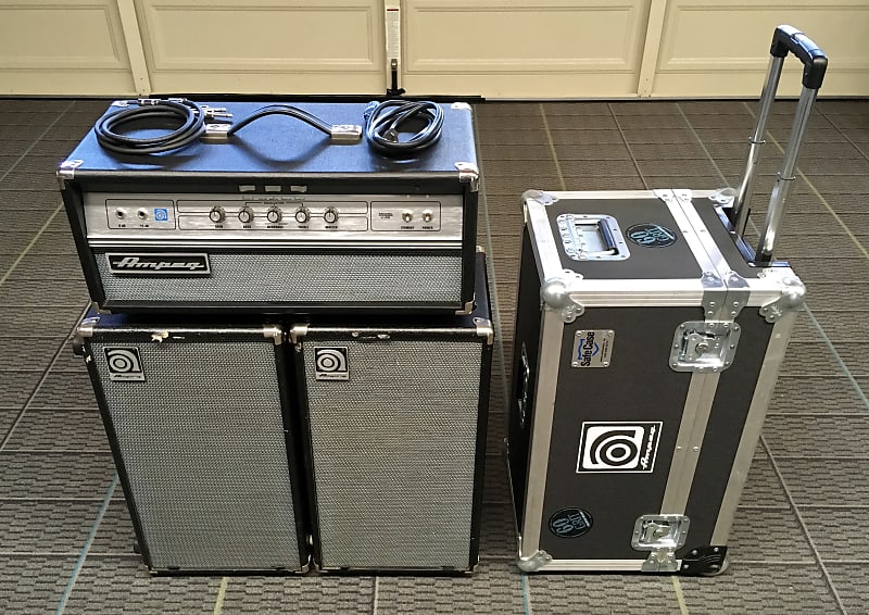Ampeg (100W Tube) Bass Rig: V-4B Reissue Amp w/ Road Case + | Reverb