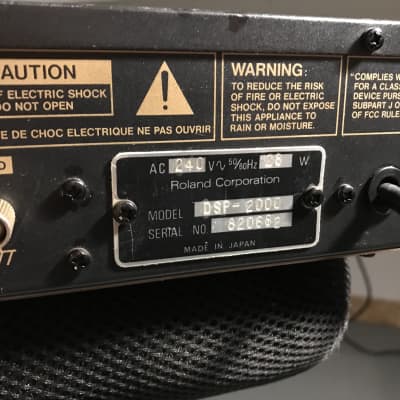 *UPDATED* ultra rare Roland DSP-2000 Hi Presence Processor | Reverb