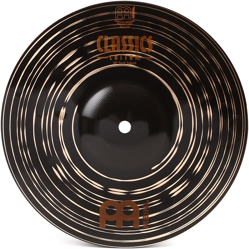 Meinl Cymbals 10 inch Classics Custom Dark Splash Cymbal | Reverb