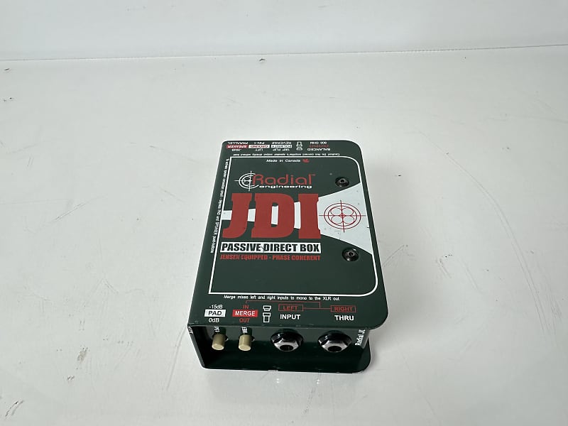 Radial JDI Passive DI Direct Box for Guitar, Bass, | Reverb UK