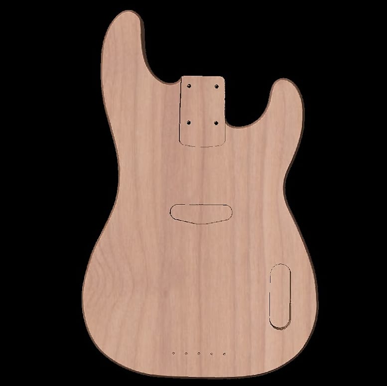 Custom Made To Order Unfinished 3 Piece Alder PB51 Bass Body | Reverb