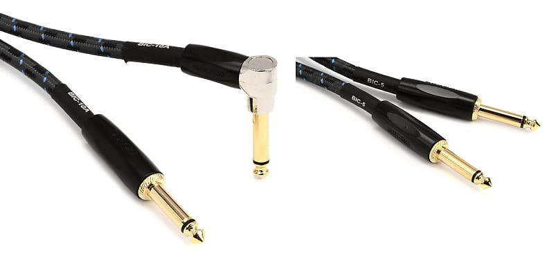 Boss BIC-10A Straight to Right Angle Instrument Cable - 10 | Reverb