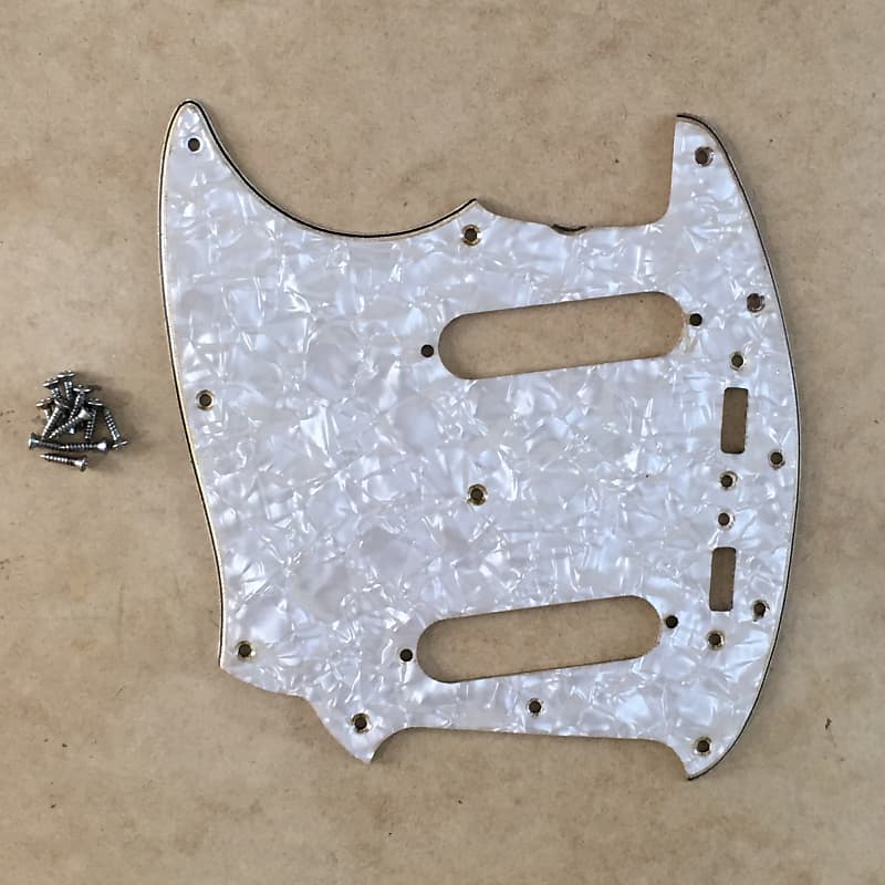 Lefty Vintage Reissue USA Relic Pickguard Fender Mustang | Reverb